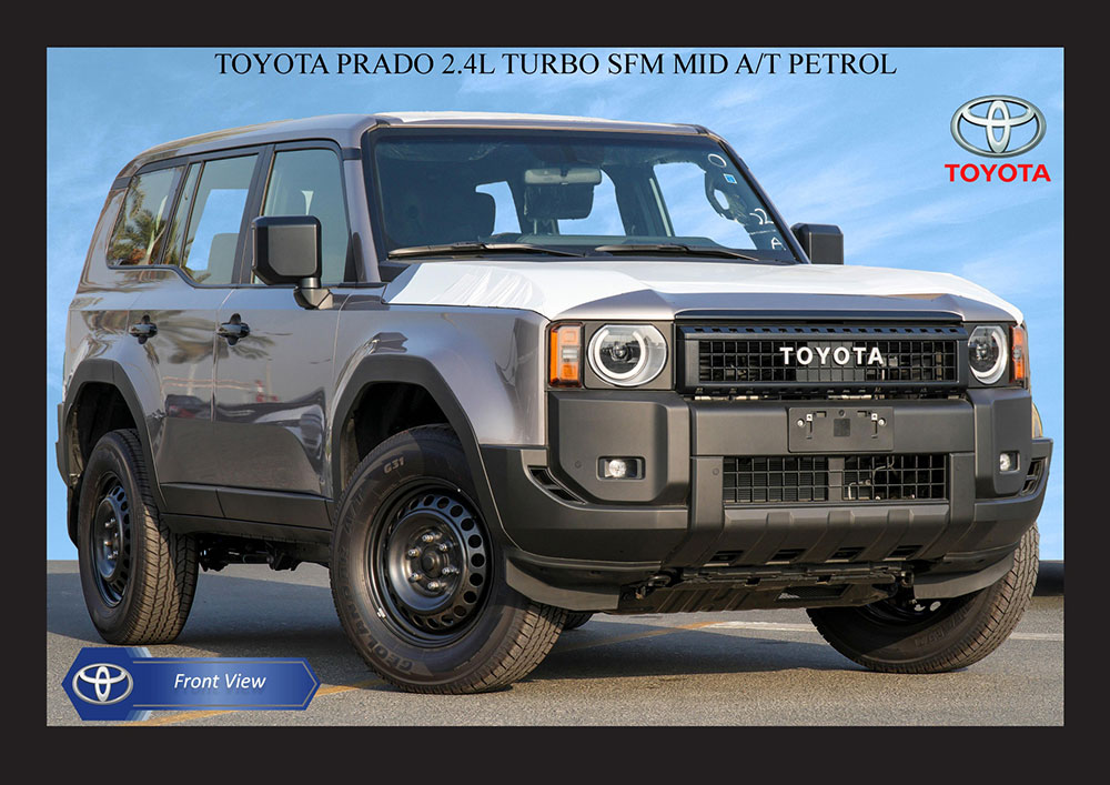 TOYOTA PRADO 2.4L TURBO SFM MID A/T PTR – Sterling Cars | Infinite Trade